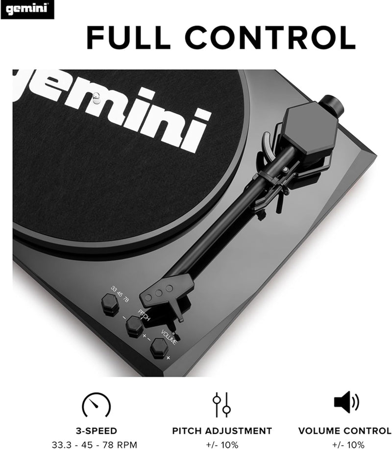 Gemini Sound TT-900: Ultimate Bluetooth Stereo Turntable Experience