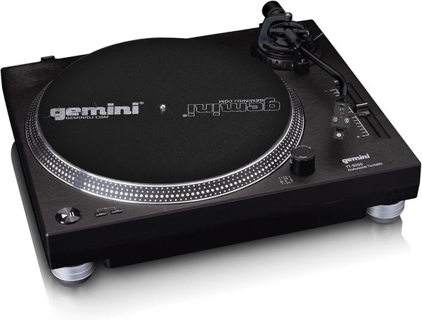 Gemini Sound TT-5000 high-torque direct-drive DJ turntable with USB